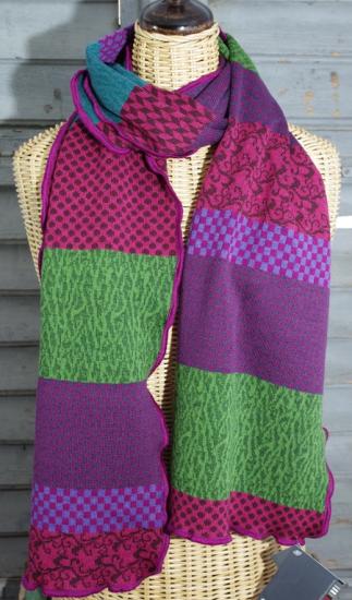 Herzfrohlocken - Invero Schal Jane Cocktail, Merinowolle